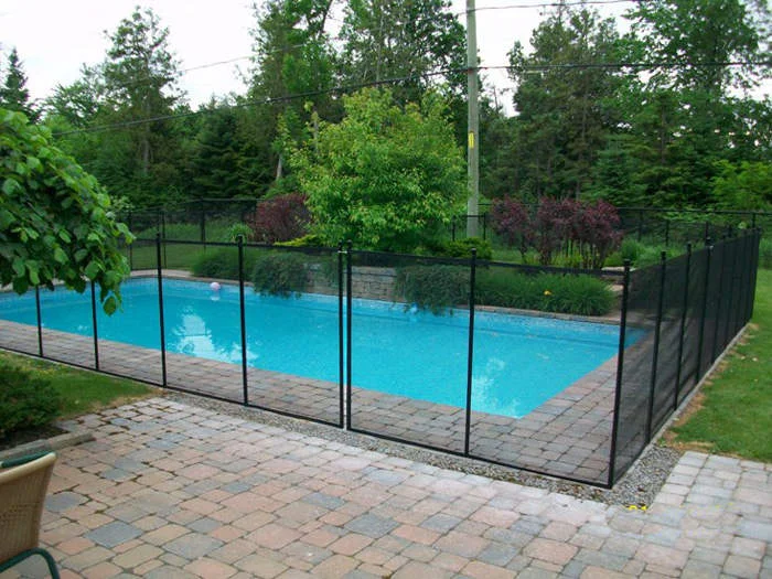 Safety-Pool-Fence-4ft-Tall-12ft-Length-Child-Ideas-Mesh-Gate-Pool-Panel ...