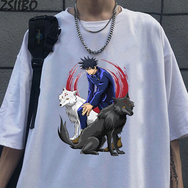 New-Fushiguro-Megumi-Print-Short-Sleeve-T-Shirts-Men-Men-Shirts-Summer ...