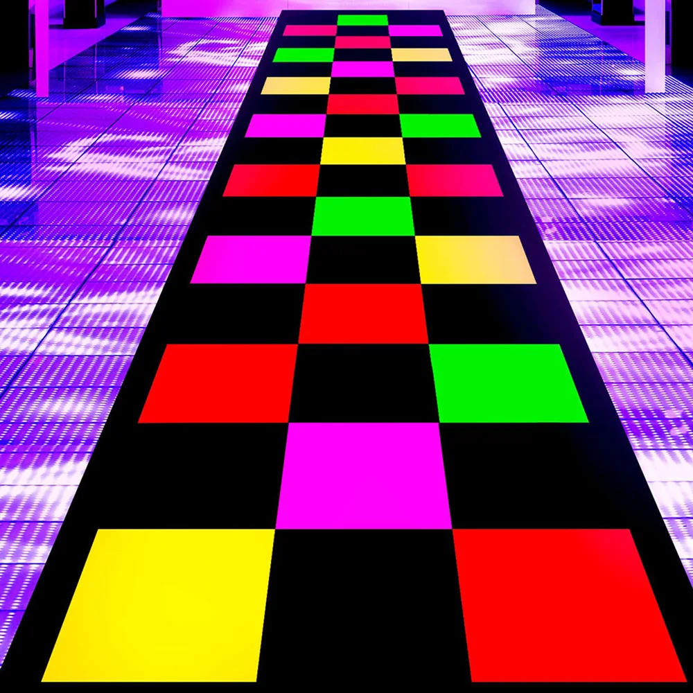 Brilho-no-Papel-de-Neon-Escuro-para-Decora-es-de-Piso-Luz-Negra-UV ...