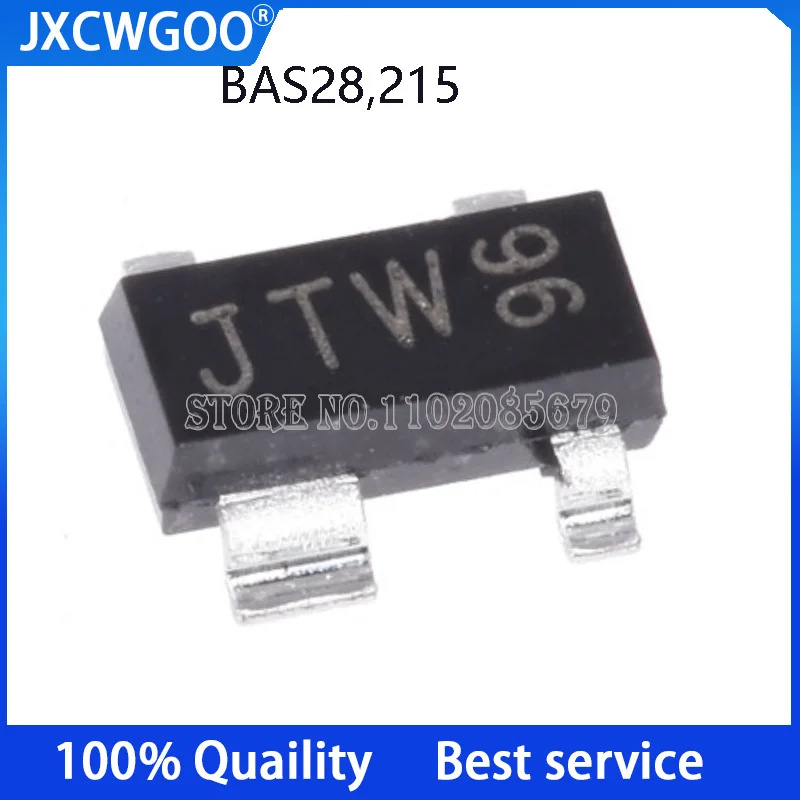 20PCS BAS28,215 BAS28 marking:JT* JTP JTW SOT-143 75v215ma chip ...