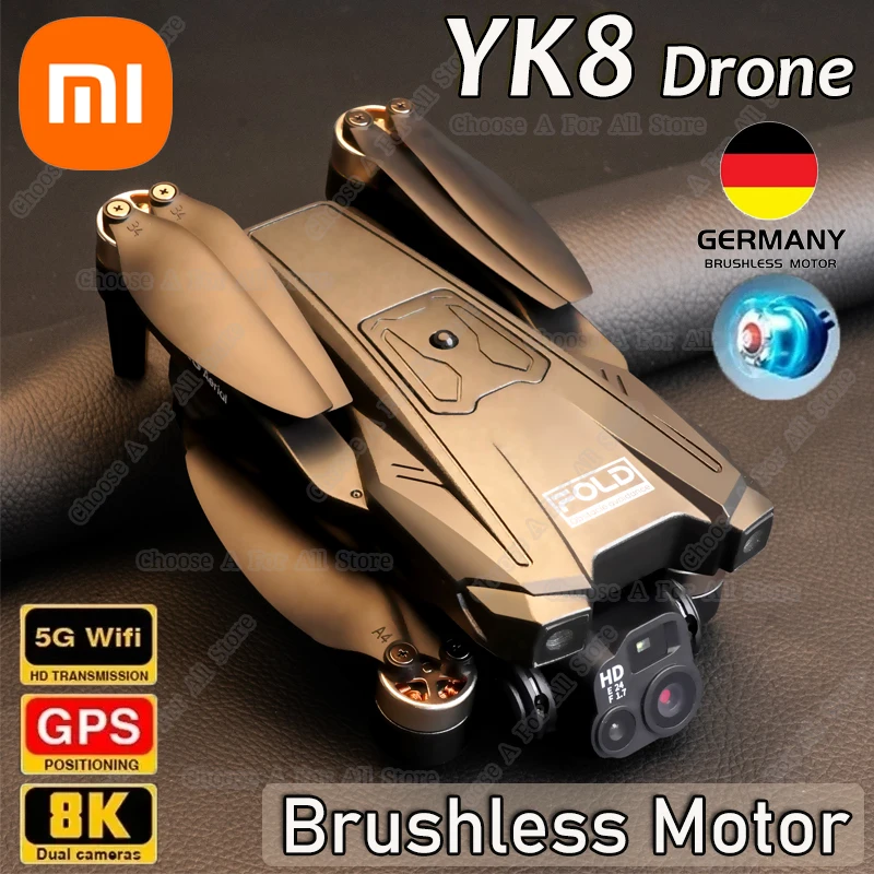 XIAOMI-YK8-Drone-profissional-com-GPS-c-mera-HD-grande-angular-motor ...