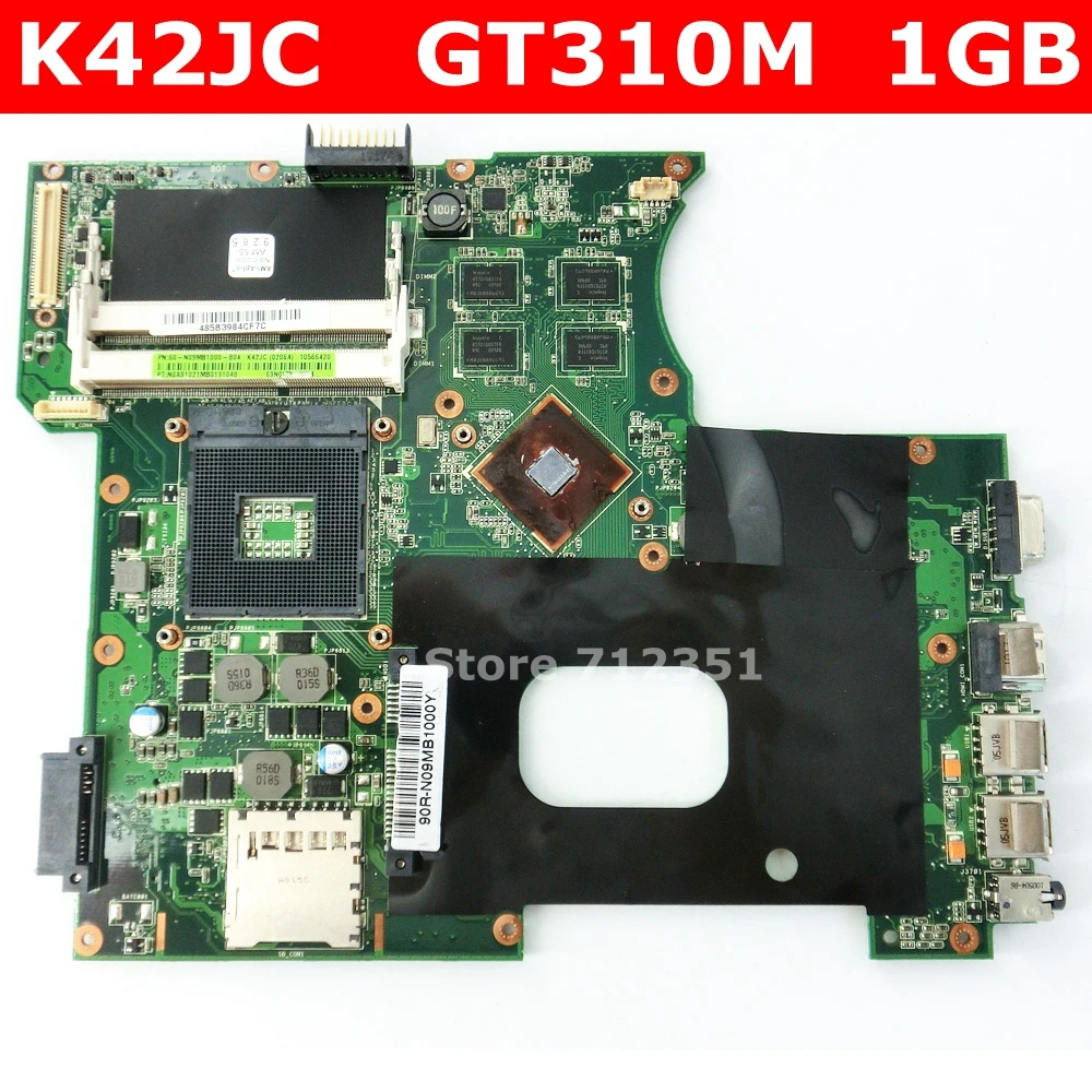 Placa base K42JC GT310M, 1GB, N11M GE2 S B1, con 8 memorias de vídeo ...