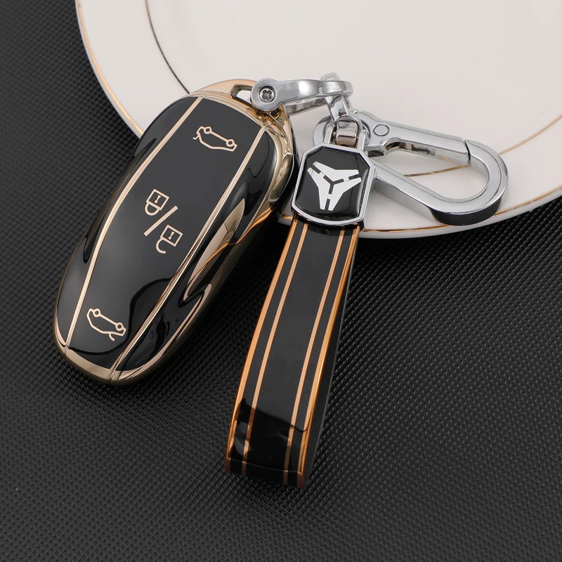 For Tesla Model 3 S X Y Car Smart Key Case Key Fob Cover Tpu Auto ...