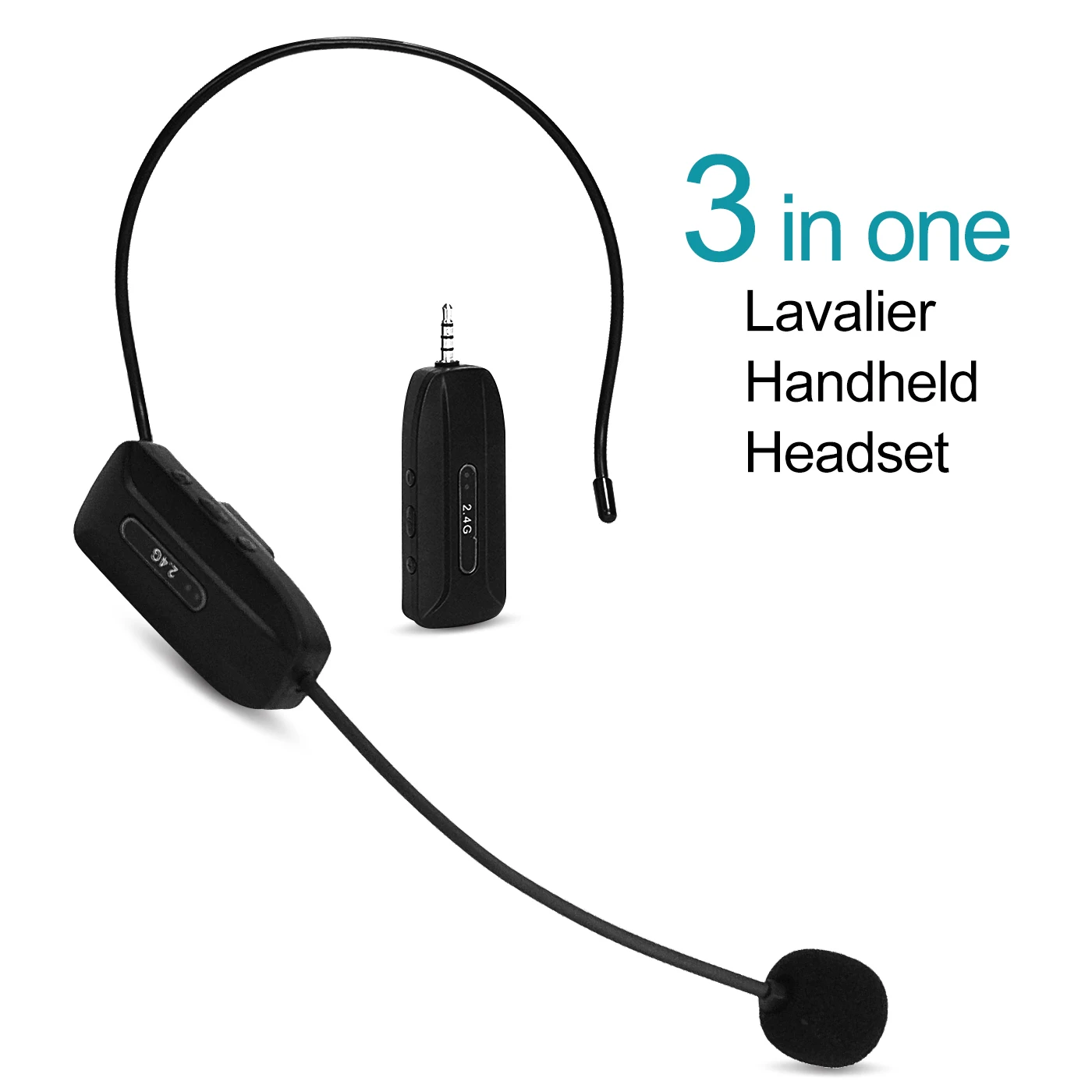2-4G-Wireless-Lavalier-Microphone-Headset-Microphone-30M-for-Stage ...