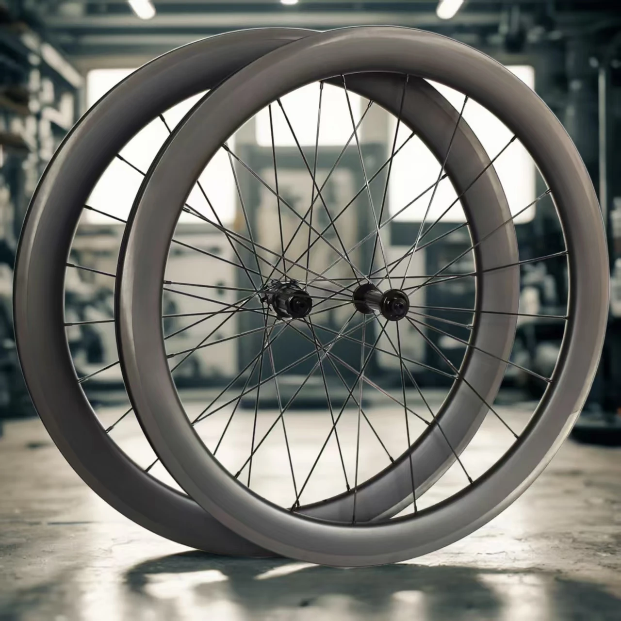 700C Carbon V Brake Wheelset Tubeless Clincher Tubular Ultralight Road ...