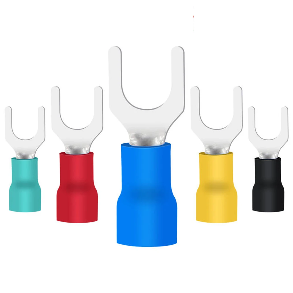 Conectores-de-Cable-de-Terminal-SV-Spade-de-cobre-rojo-conector-de ...