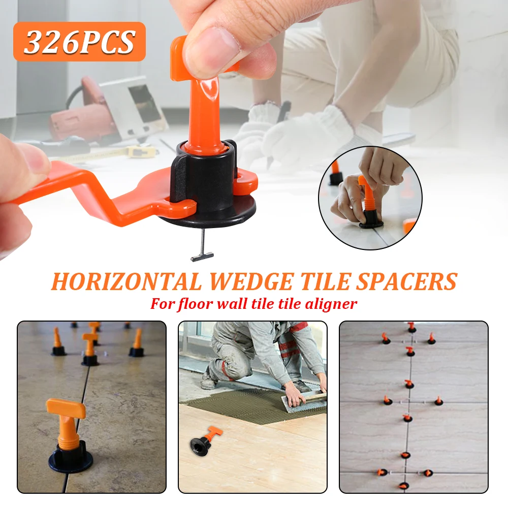 300+25+1Pcs Reusable Level Wedges Tile Spacer Plier Tile Leveling ...