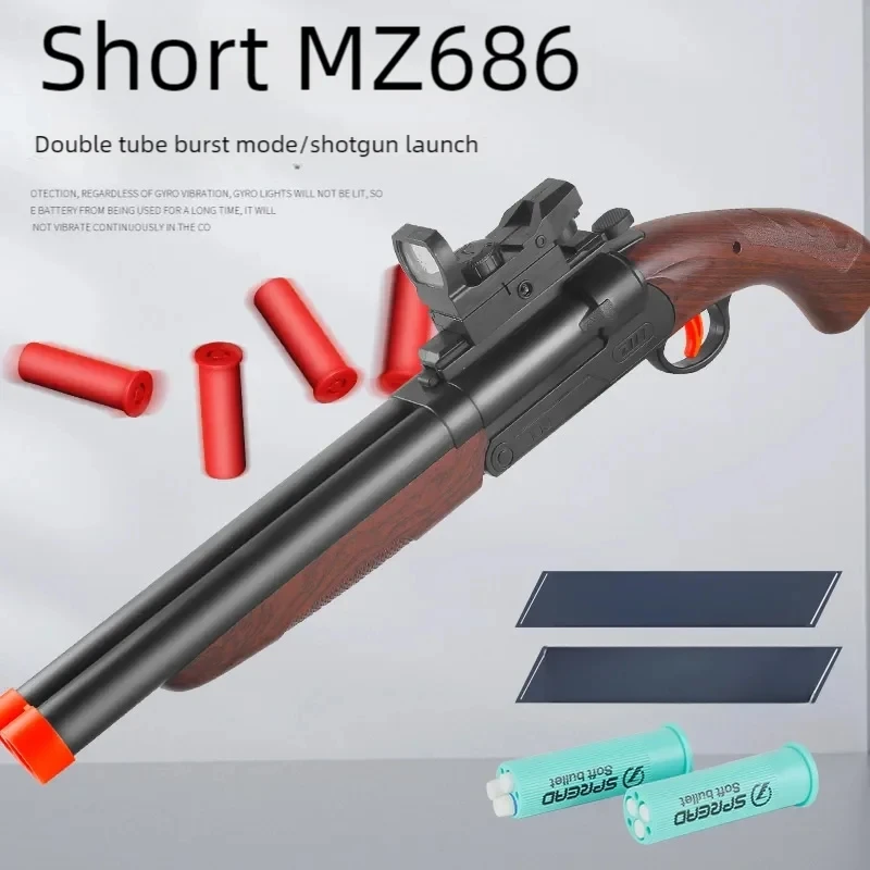 Double-Nozzle-Gun-Toys-Model-hand-continuous-shell-throwing-S686-Gun ...