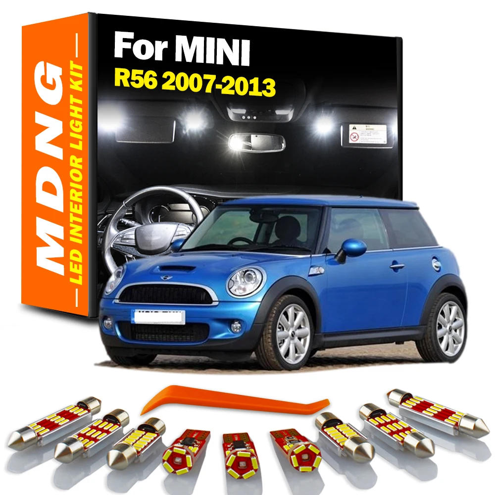 MDNG-14Pcs-Canbus-Car-LED-Interior-Map-Dome-Light-Kit-per-MINI-Cooper-S ...