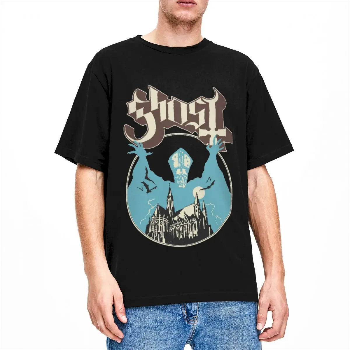 Sonne-Ghost-Band-Merchandise-camisa-para-hombres-y-mujeres-banda-de ...