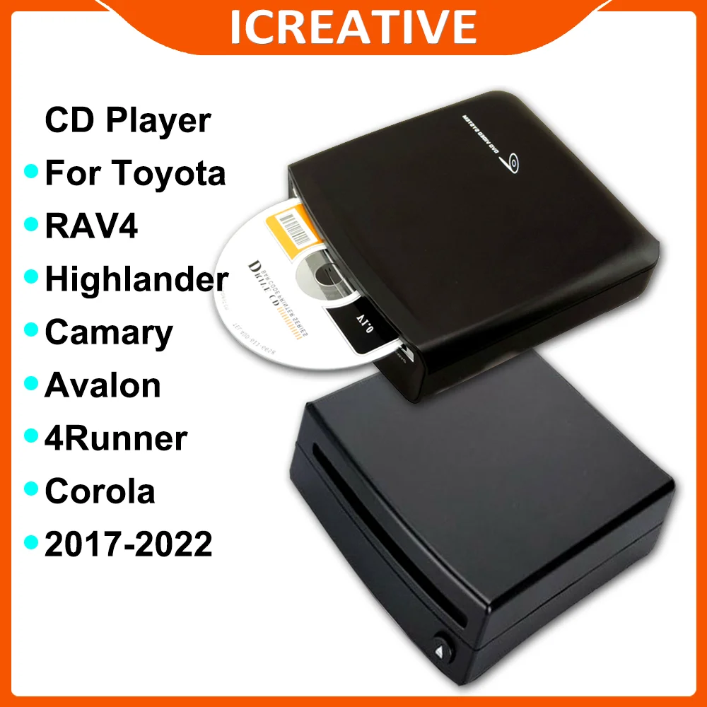 External-Car-CD-Player-For-Toyota-Avalon-4Runner-Corolla-RAV4-Camry ...
