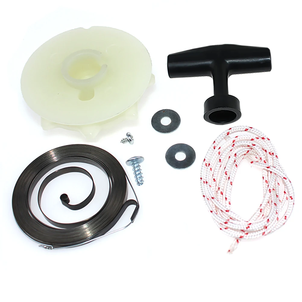 Recoil Spring+Starter Pulley+Starter Handle+Rope Kit For Poulan S1838LE ...