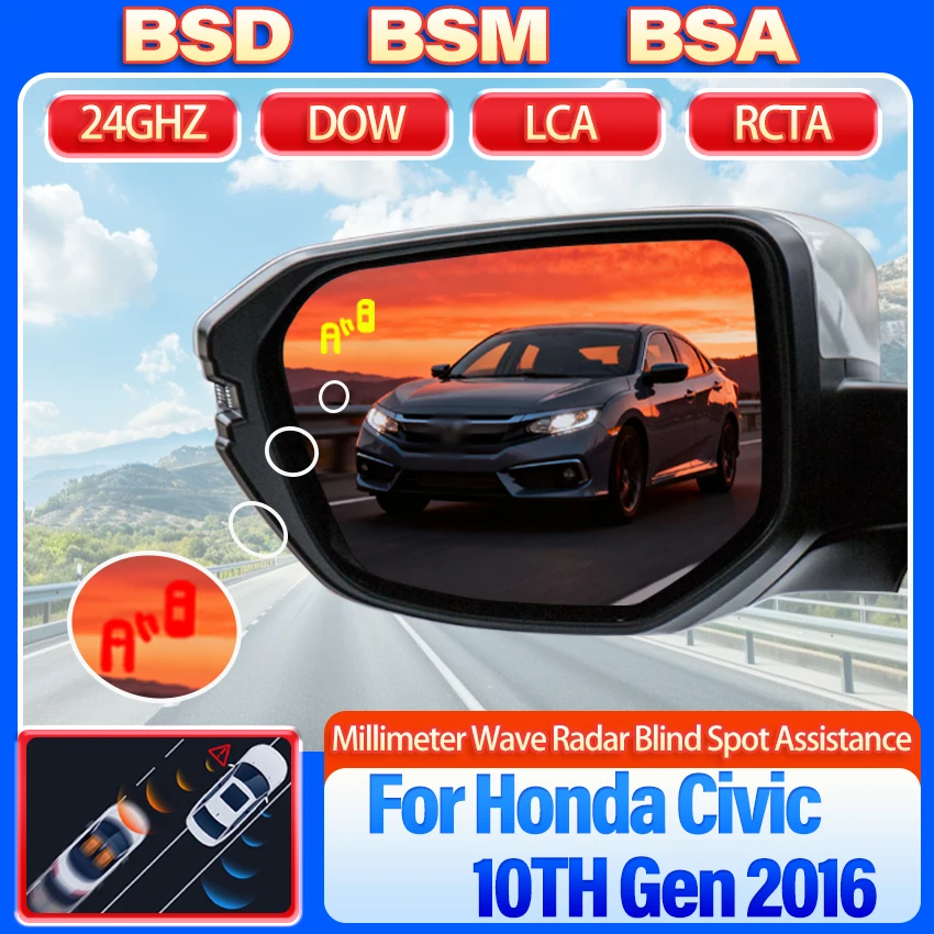 Millimeter Wave Radar Blind Spot Detection System BSD BSA BSM ...
