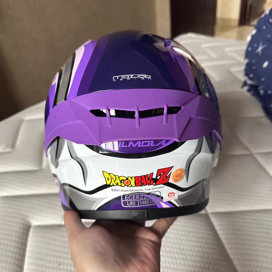 Casco-de-motocicleta-de-Dragon-Ball-Original-cascos-de-carreras-de-cara ...