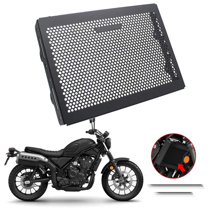 Motorcycle-Aluminum-Radiator-Grille-Grill-Guard-Cover-Protector-For ...