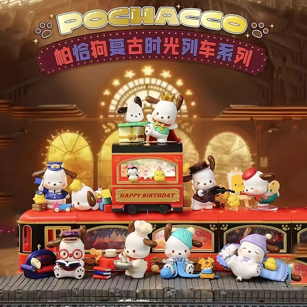 Sanrio-Pachacco-Blind-Box-Cute-Time-Train-Series-Pvc-Action-Figure ...