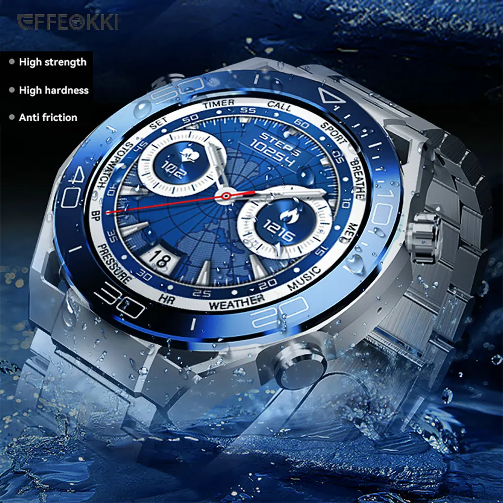 HW5-Max-Smartwatch-3-Straps-1-52-HD-Large-Round-Screen-Blood-Glucose-BT ...