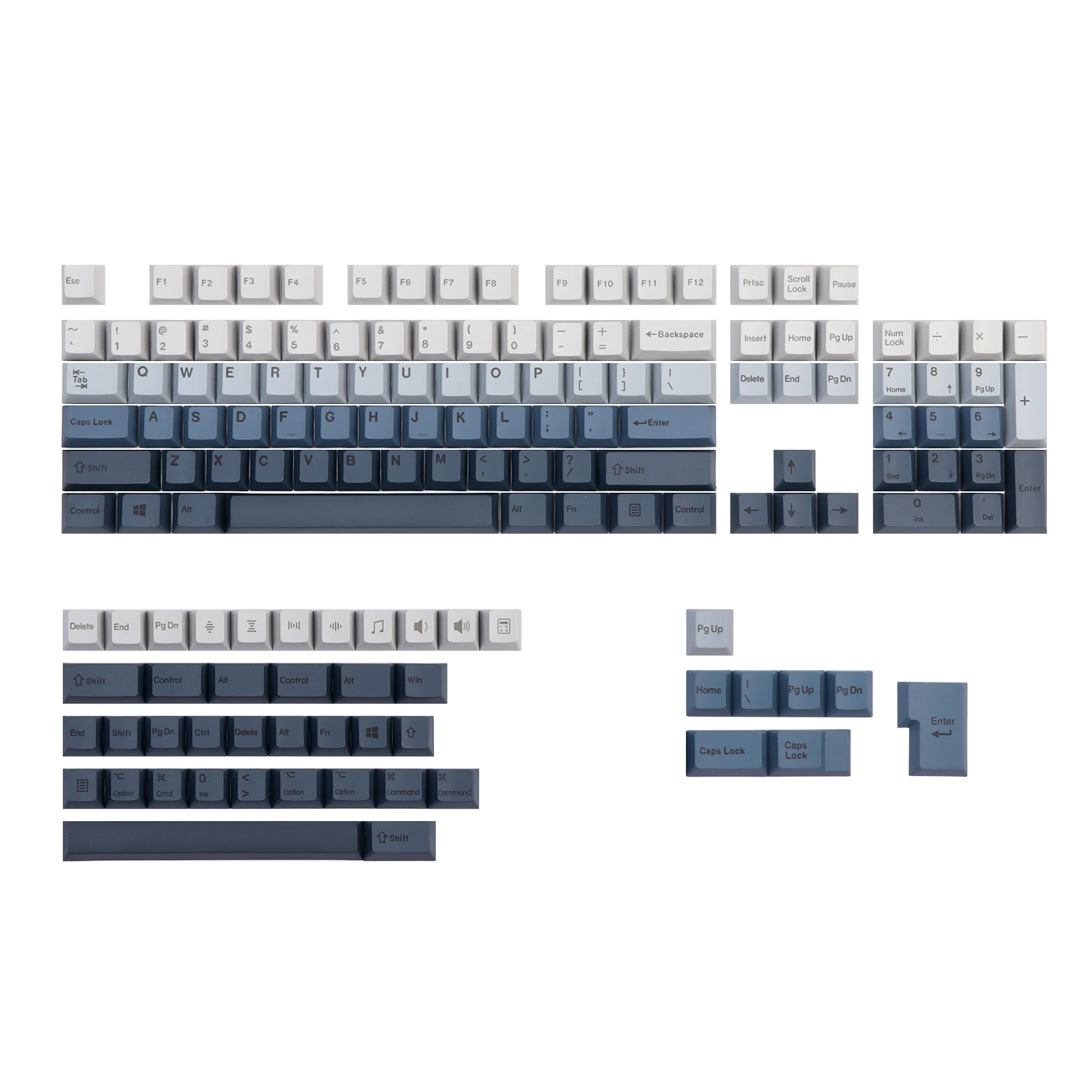 EPOMAKER-AquaShift-149-Keys-PBT-Keycaps-Cherry-Profile-Dye-Sublimation ...