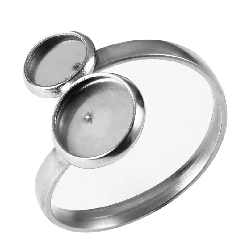 2pcs-Bag-Stainless-Steel-Ring-Holder-Inverted-Mold-Double-Plate-Couple ...
