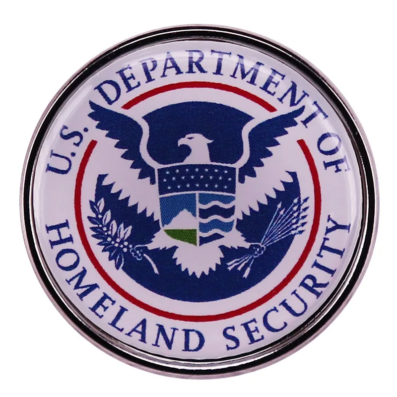 DHS-United States Department Of Homeland-Security Logo Enamel Pin ...