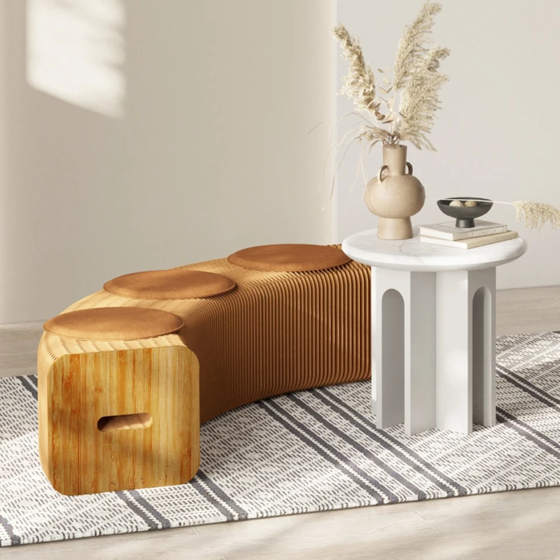 Modern-Furniture-Creative-Paper-Stool-Folding-Bench-Living-Room-Sofa ...
