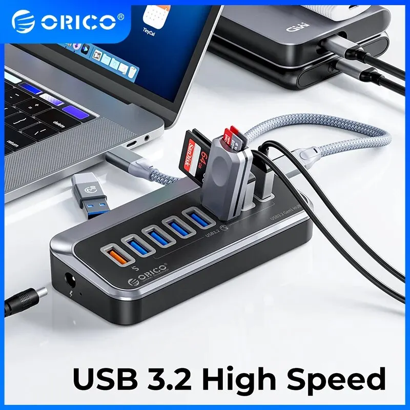 ORICO-USB-Tipo-C-Divisor-De-Leitor-De-Cart-o-De-Carregamento-Adaptador ...