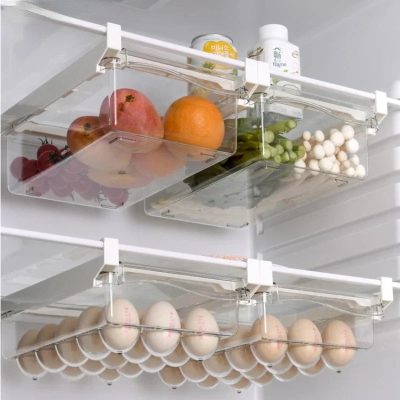 Drawer-Type-Food-Storage-Box-for-Refrigerator-Clear-Fruit-Organizer ...