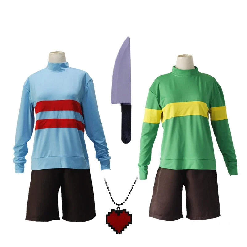 Anime-Undertale-Chara-Frisk-Cosplay-Costume-Necklace-High-Collar ...