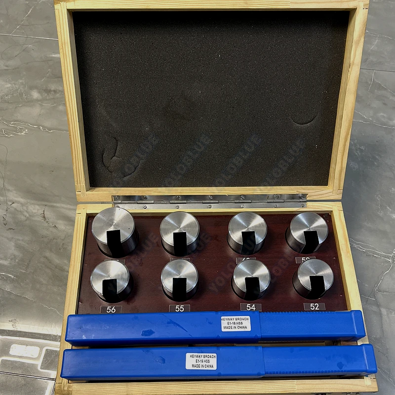 90-Hss16-pcs-Groove-Keyway-Broaches-Set-Bushing-Shim-Set-Metric-System ...
