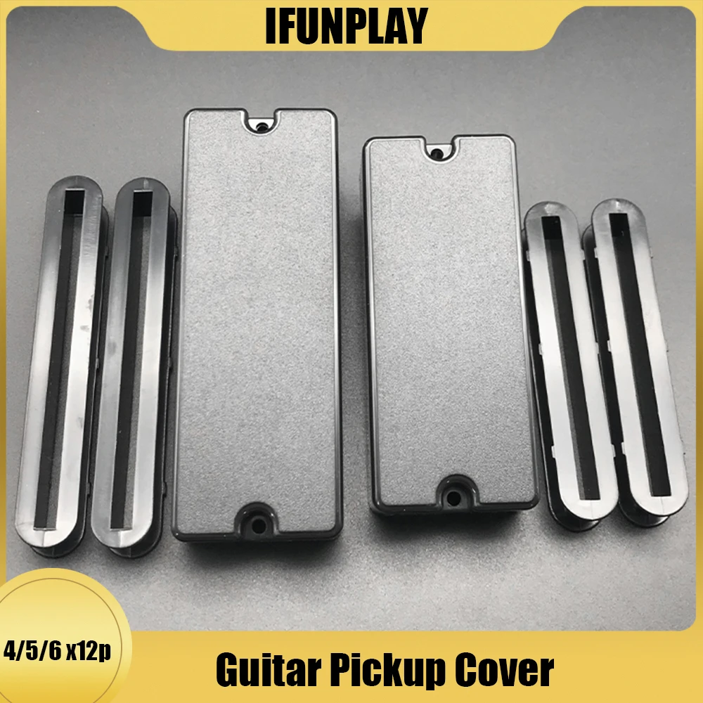 12-Buah-Plastik-Tertutup-Jenis-4-5-6-String-Bass-Pickup-Gitar-Cover ...