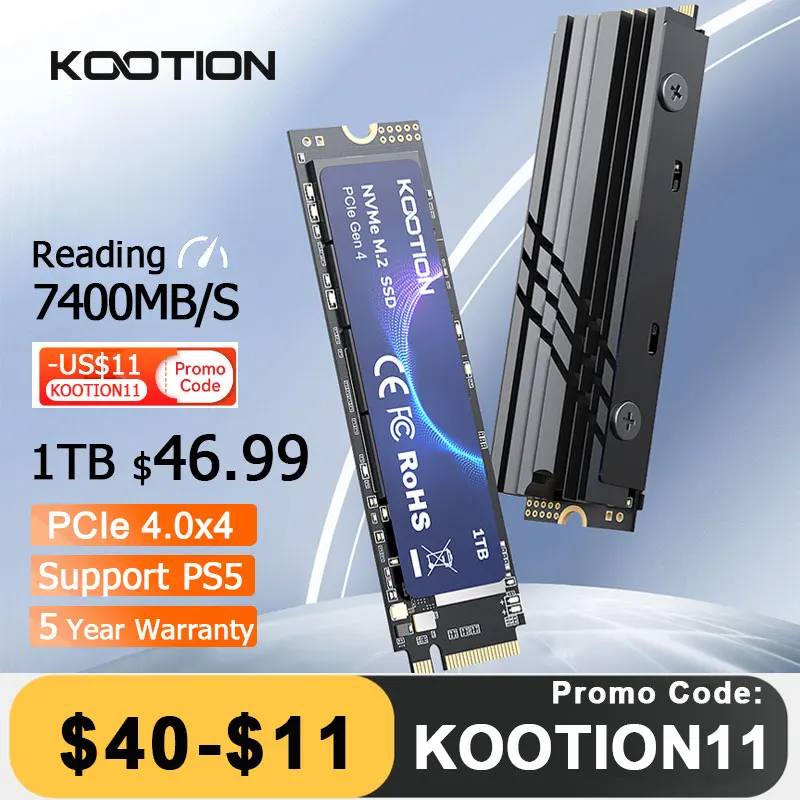 KOOTION Disque dur interne à semi conducteurs, disques SSD pour ...