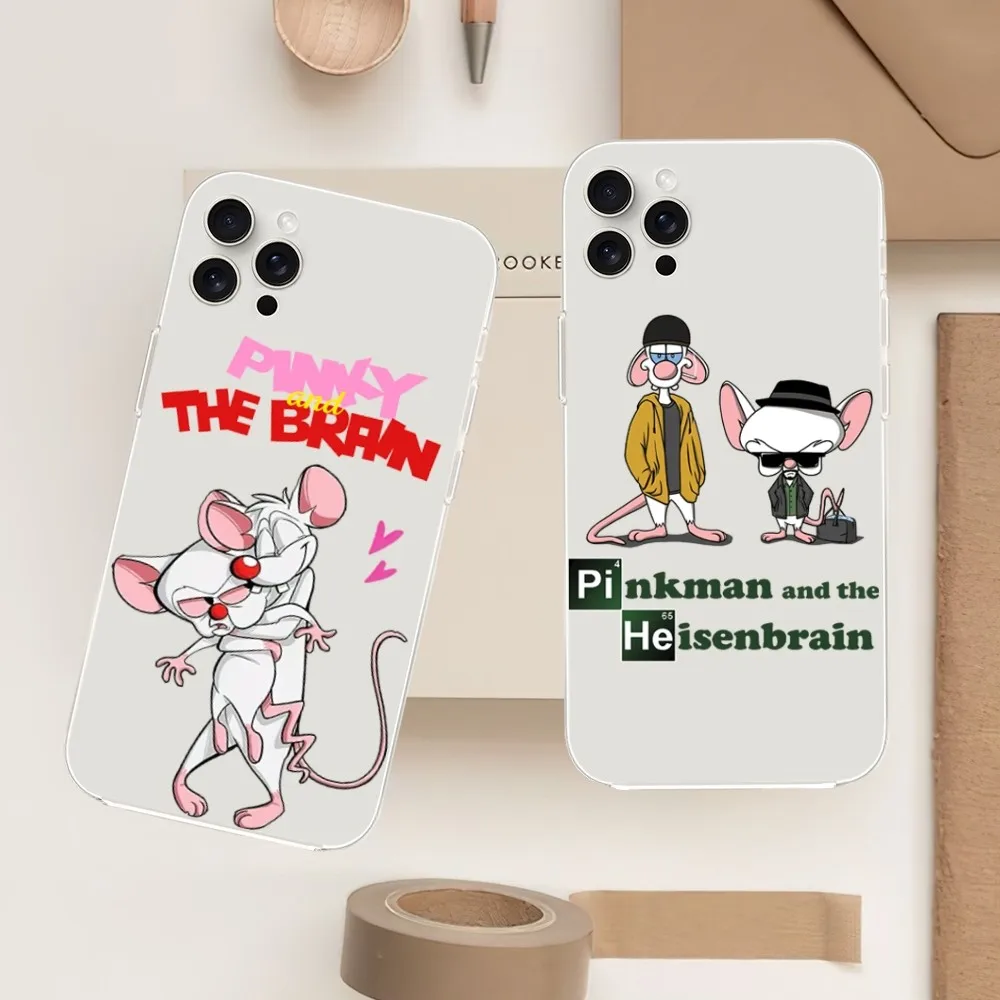 Cartoon P-Pinky and the Brain Phone Case For Samsung Galaxy S20 S22 S23 ...