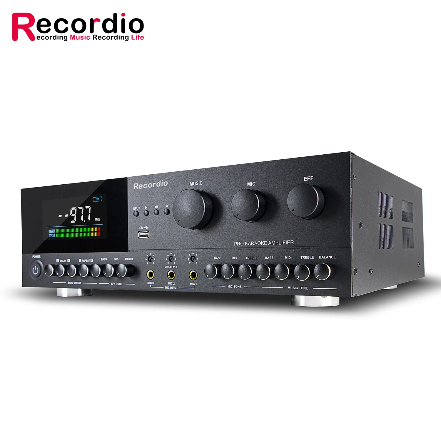 PREAMPLIFICADOR-de-audio-profesional-amplificador-de-karaoke-de-alta-potencia-con-USB-y-BT-GAP ...