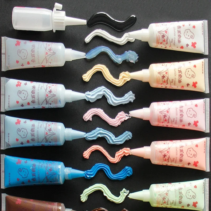 Simulation-Cream-Glue-DIY-Material-Package-Handmade-Transparent-Strong ...