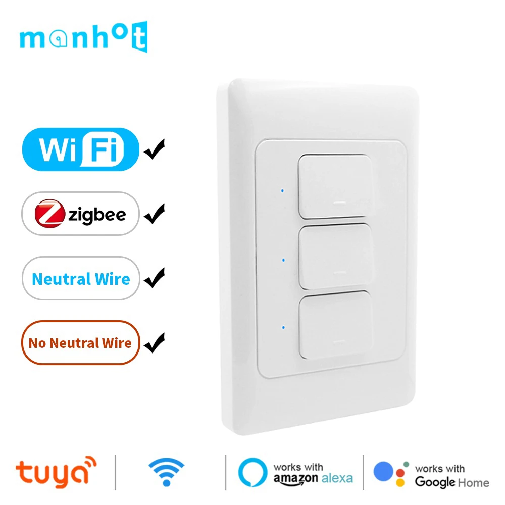 Tuya-Smart-WiFi-Zigbee-Wall-Push-Button-Switches-110-240V-NO-Neutral ...