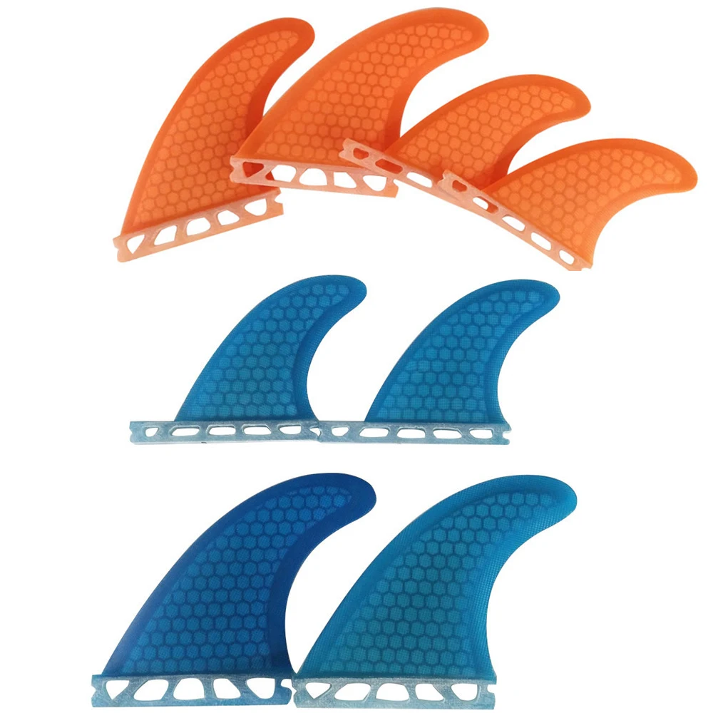 UPSURF-FUTURE-Quad-Surfboard-Fins-Honeycomb-Quilhas-Thruster-Single ...
