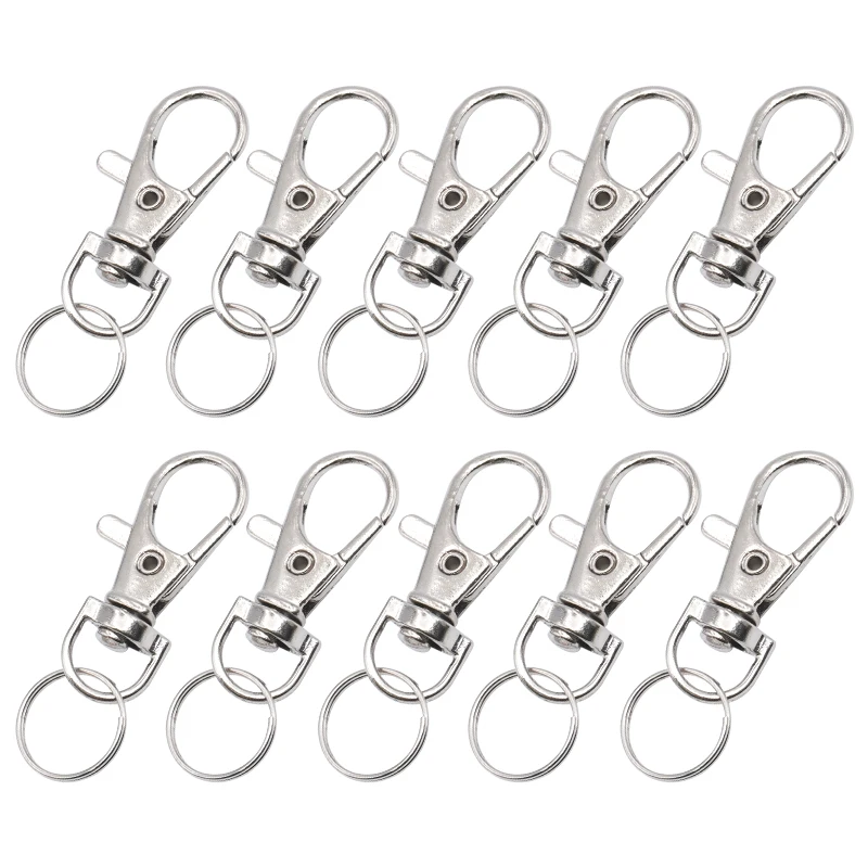 10Pcs-Cage-Accessories-Door-Buckle-Lock-Bird-Rabbit-key-chains-Hook ...