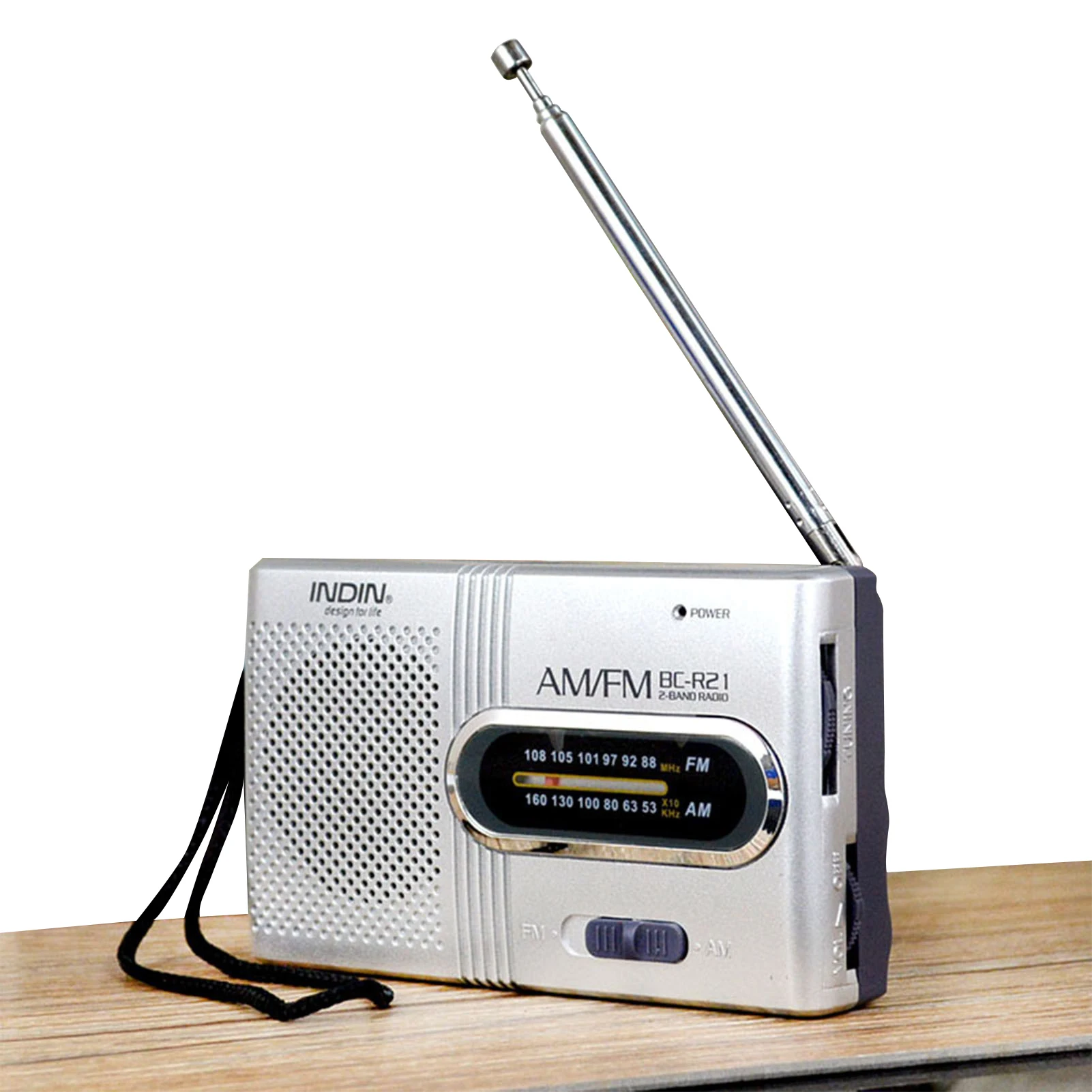 Portable Pocket Radio AM FM Transistor Radio Battery Operated Radio ...