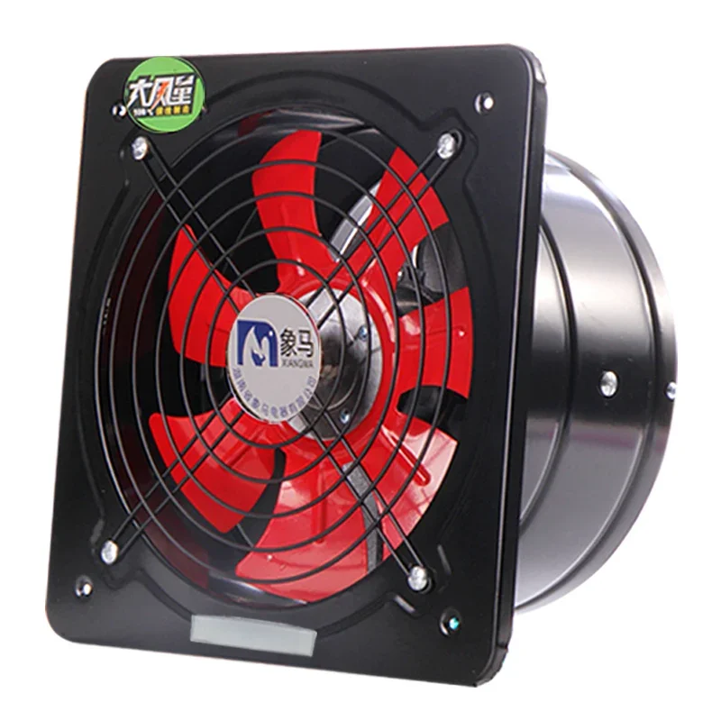 220V120W-Clamshell-Ventilator-Exhaust-Fan-Kitchen-Range-Fume-Household ...