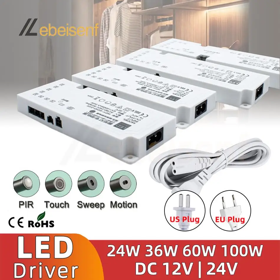 Led-Kast-Licht-Strip-Transformator-Dc-12V-24V-Verlichting-Voeding ...