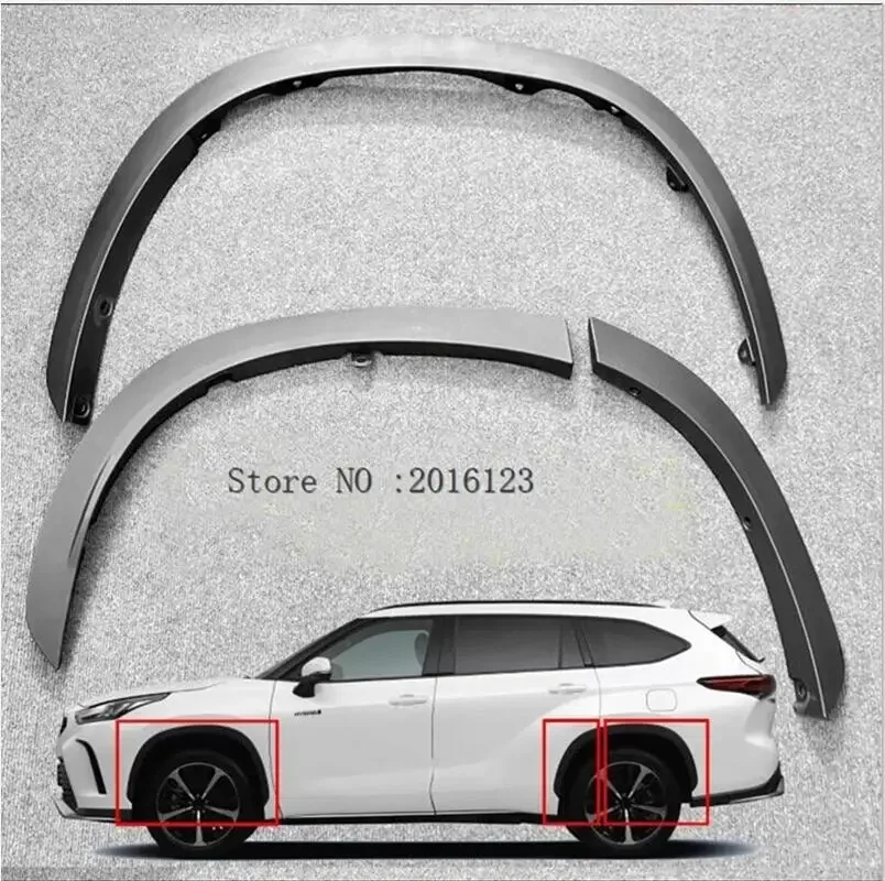 2020-2024-for-Toyota-Highlander-Wheel-arch-trim-Front-and-Rear-Bumper ...