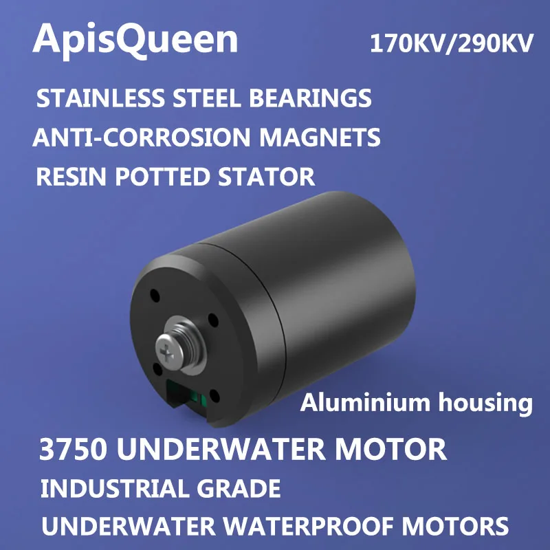 ApisQueen 3750 Waterproof Brushless Motor For Underwater Robots and ROV ...