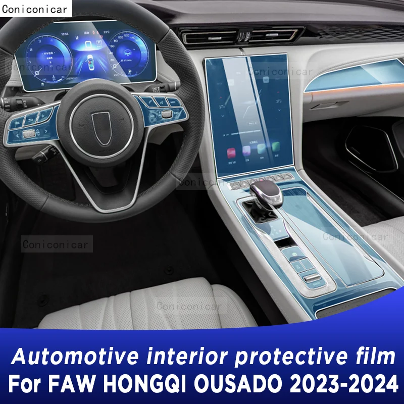 For-FAW-HONGQI-OUSADO-2023-2024-Gearbox-Panel-Navigation-Screen-Automotive-Interior-TPU ...