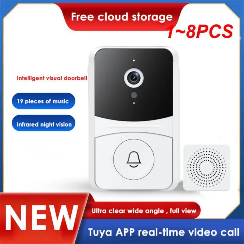 1-8PCS-Wifi-Outdoor-Voice-Change-Security-Door-Bell-Security-Alarm ...