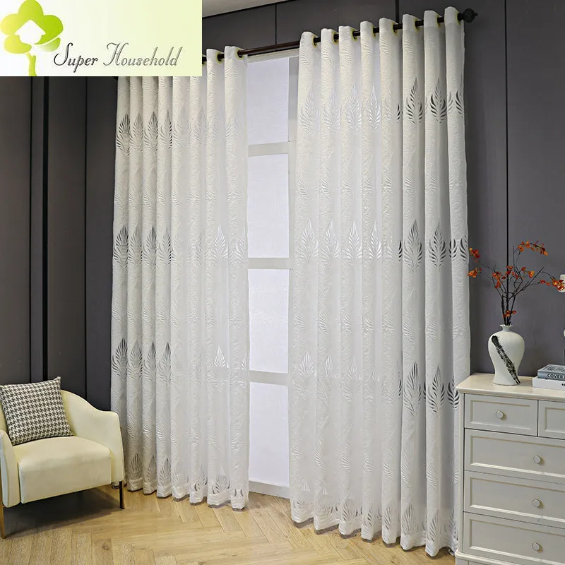 Sheer Off White Curtains