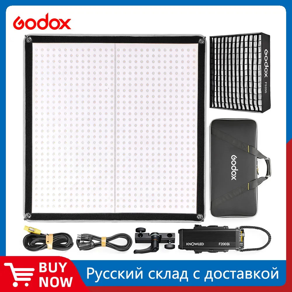 Godox-F200Bi-F400BI-F600Bi-Bi-Color-2700K-8500K-App-control-LED-Light ...