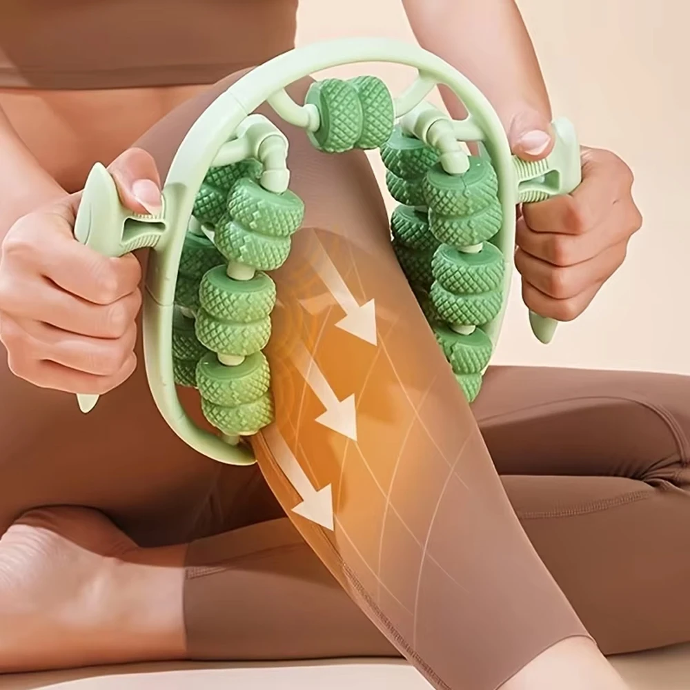 1PCS Massage Roller Relax Roller 26 Wheels, Cellulite Roller Muscle ...