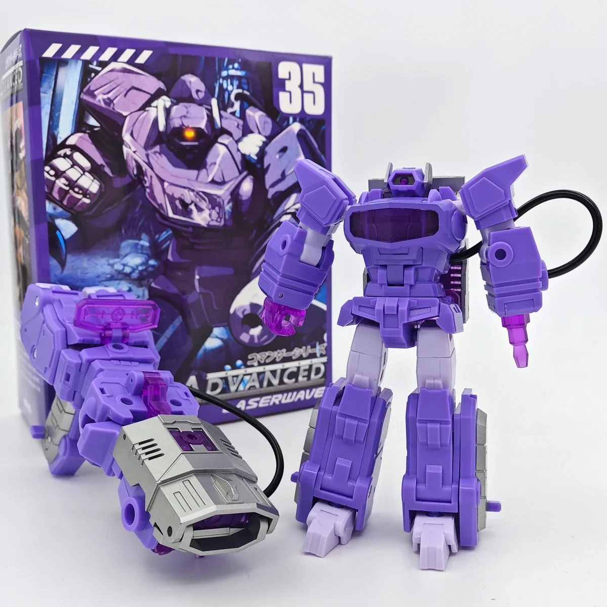 MFT-MF-35-laserwave-MF35-LOST-PLANET-MINI-Shockwave-ROBOT-Action-Figure ...
