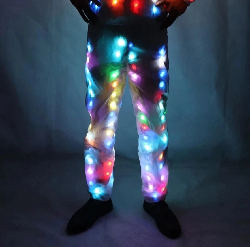 Illuminating Light Pants Creative Waterproof Clothes Dancing Led Lighs ...
