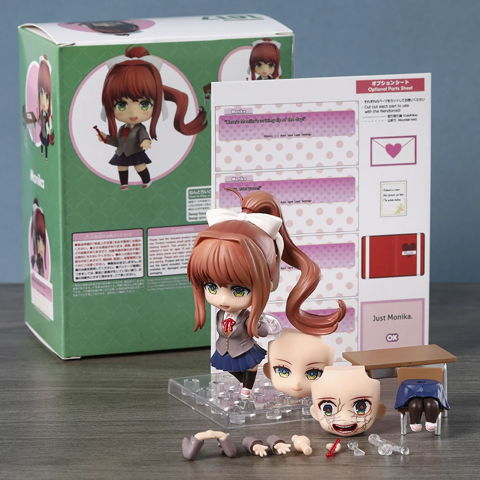 Doki-Doki-Literature-Club-Monika-1817-Action-Figure-Display-Model-Q ...